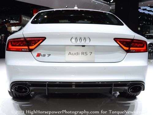 The rear end of the 2014 Audi RS7 | Torque News